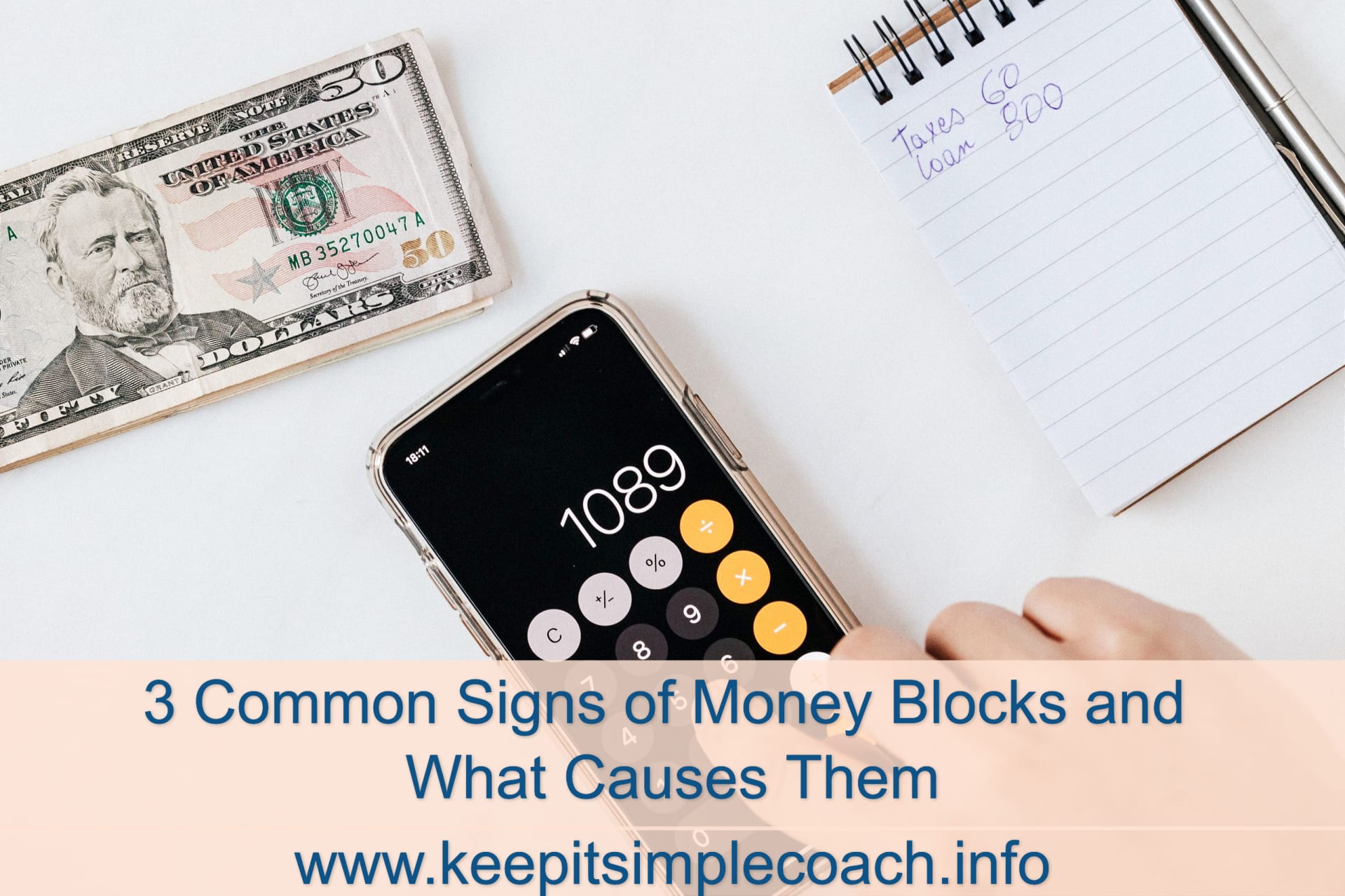 3 Common Signs of Money Blocks and What Causes Them - Keep It Simple